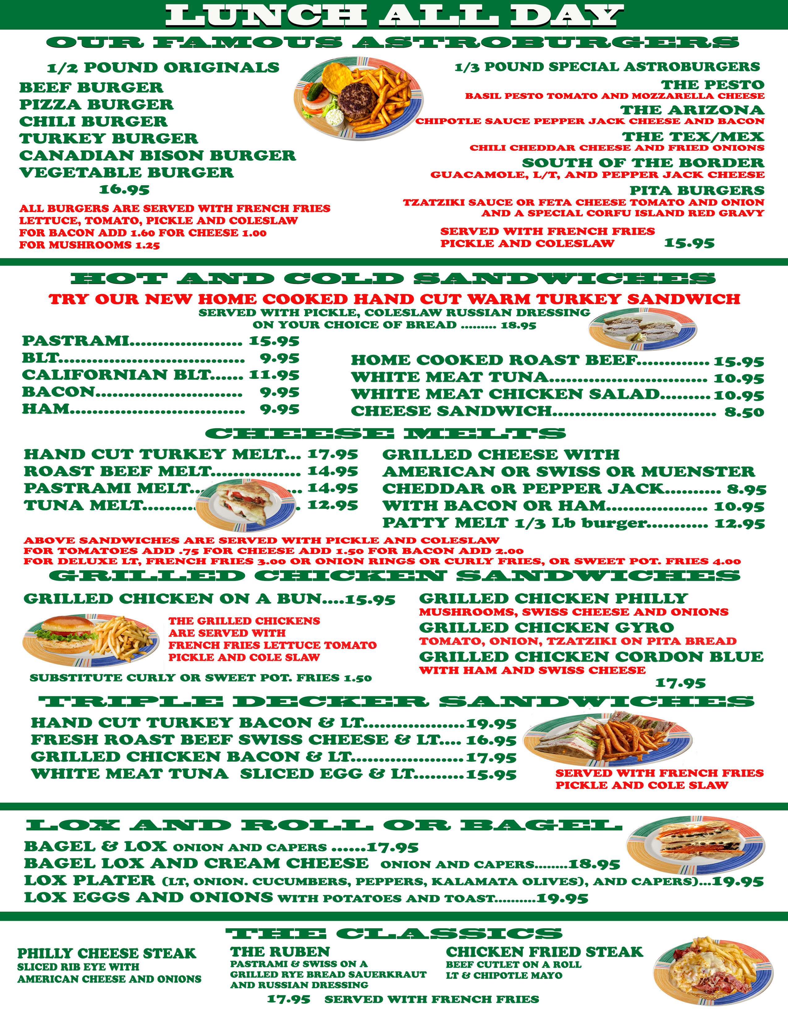 Astro Restaurant accessibility